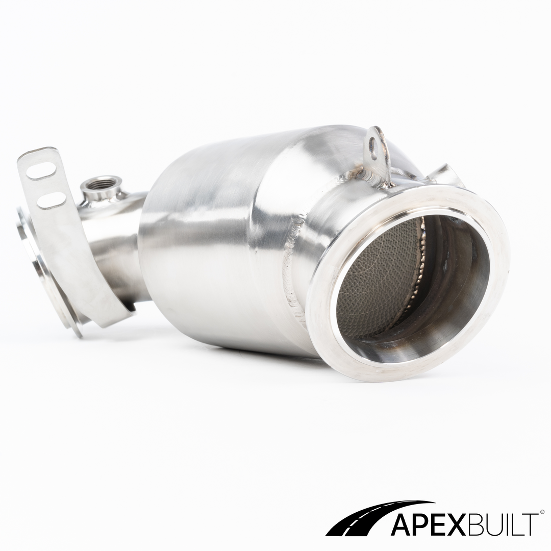 ApexBuilt® BMW F90 M5 M8 GESI High-Flow Catted Downpipes (S63R, 2018+)